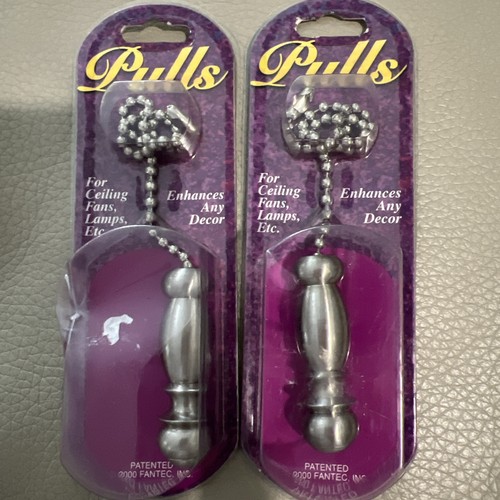Lot of 2 VTG Fantec Pull pulls for ceiling fans lamps accessories NOS ...
