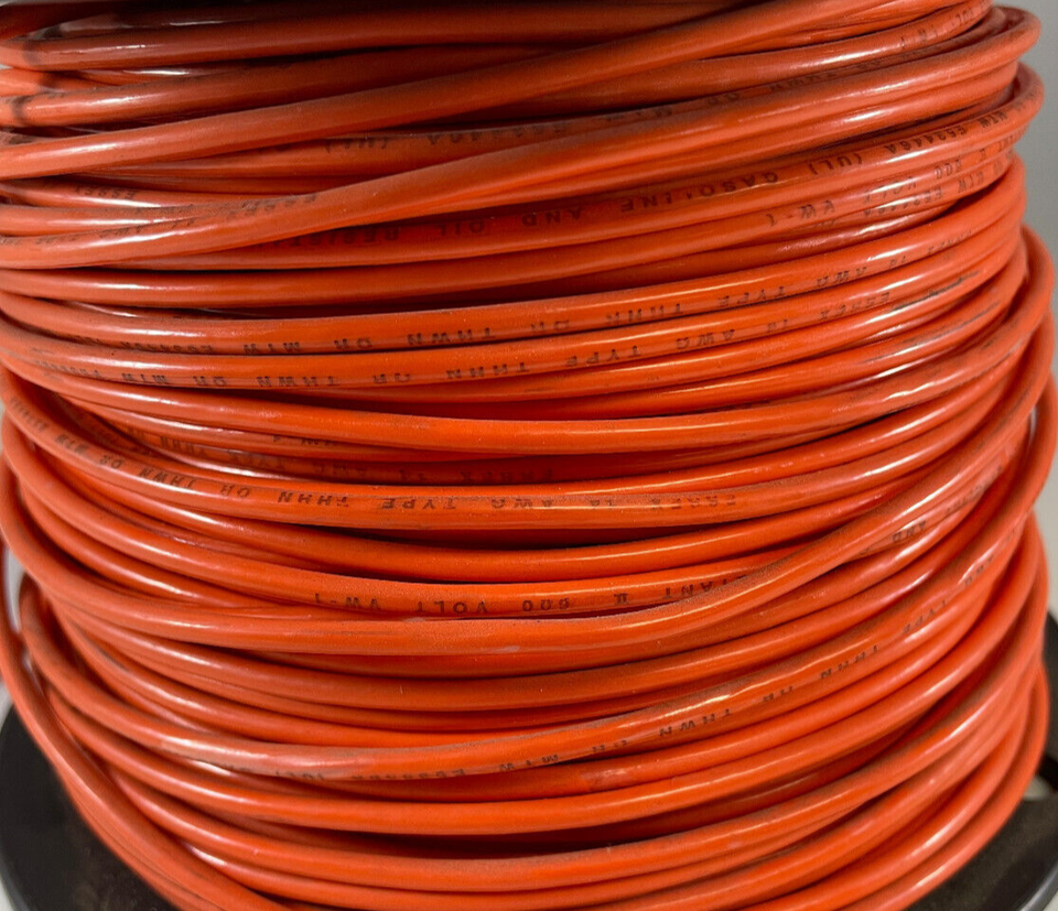 NEW ESSEX 14 AWG Solid THHN ORANGE Building Wire 100ft THHN/THWN | eBay