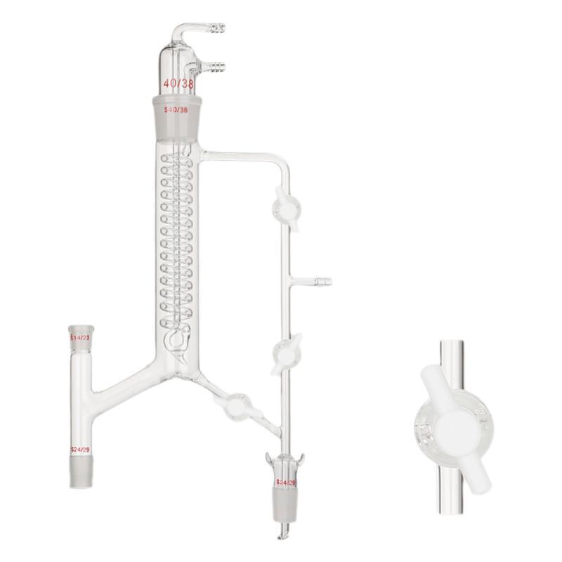 Chemistry Laboratory Glass Distillation Column Movable Core Equipment ...