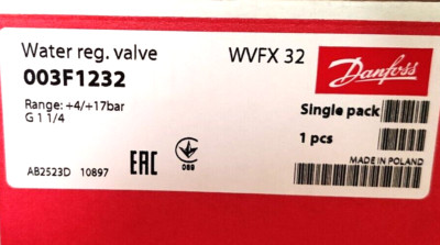 003F1232 Danfoss Water Regulator Valve, WVFX 32. | eBay