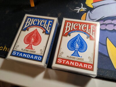 Bicycle Magic Double Face And Blank Face Playing Cards Set Of Two In ...