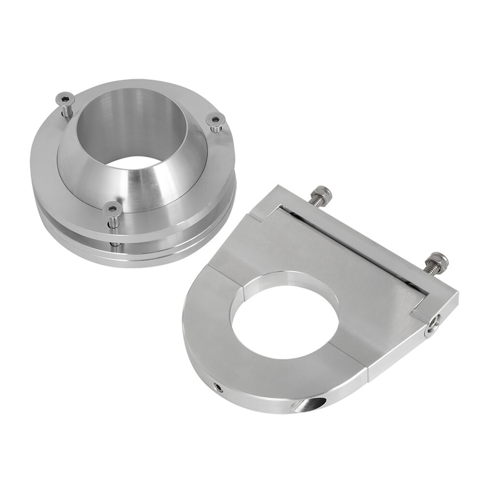 Universal 2" Swivel Base Floor Mount & 2 1/2" Steering Column Drop Comb ...