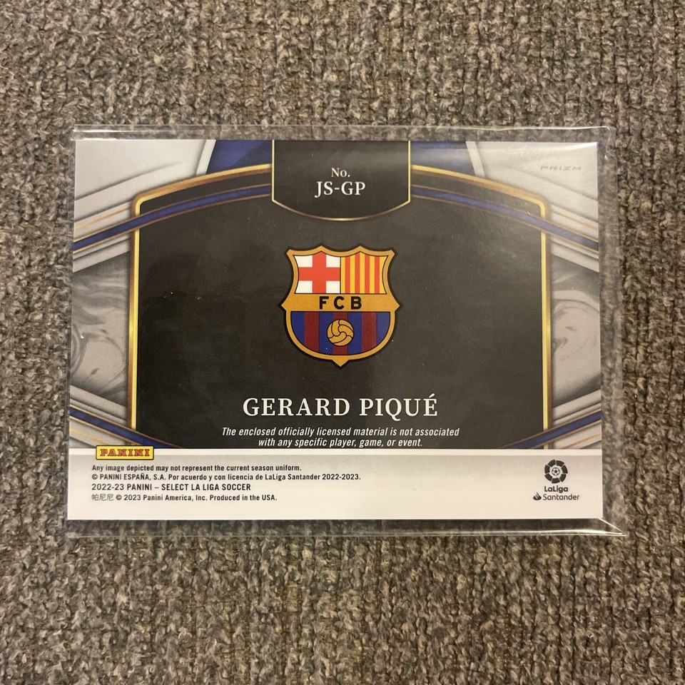 2022-23 Select La Liga Silver Prizm Patch Jumbo Jersey #JS-GP Gerard ...