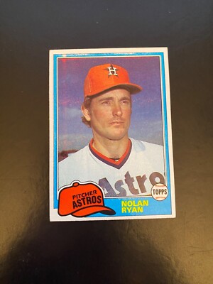 1981 TOPPS BASEBALL #240 NOLAN RYAN!! NICELY CENTERED!! $1 SHIPPING ...