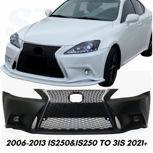 For 2006-2013 Lexus IS250 IS350 C 2IS to 3IS Front Bumper Conversion F ...