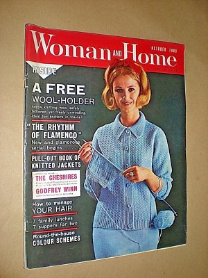 WOMAN & HOME MAGAZINE. OCT 1965. FASHION. STYLE. DESIGN. RECIPES etc ...