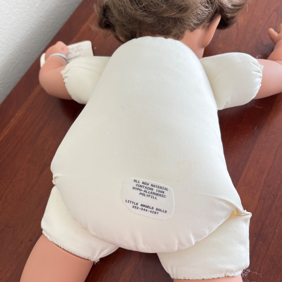 Vintage 90s Mylo Pat Secrist Baby Doll Girl Toddler Brown Hair Vinyl ...