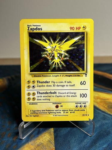 Zapdos 19/110 Holo Rare Vintage Legendary Collection Set Wotc Pokémon ...