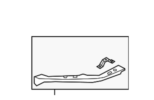 GENUINE LEXUS ES350/ES300h 2019-2022 RAD SUPPORT UPPER EXTENSION LH ...
