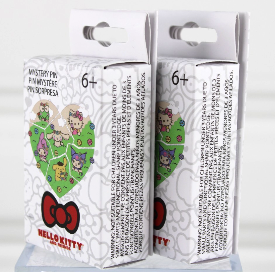 Loungefly Hello Kitty Friends Heart Puzzle Metal Pins Lot Of 2 Blind ...