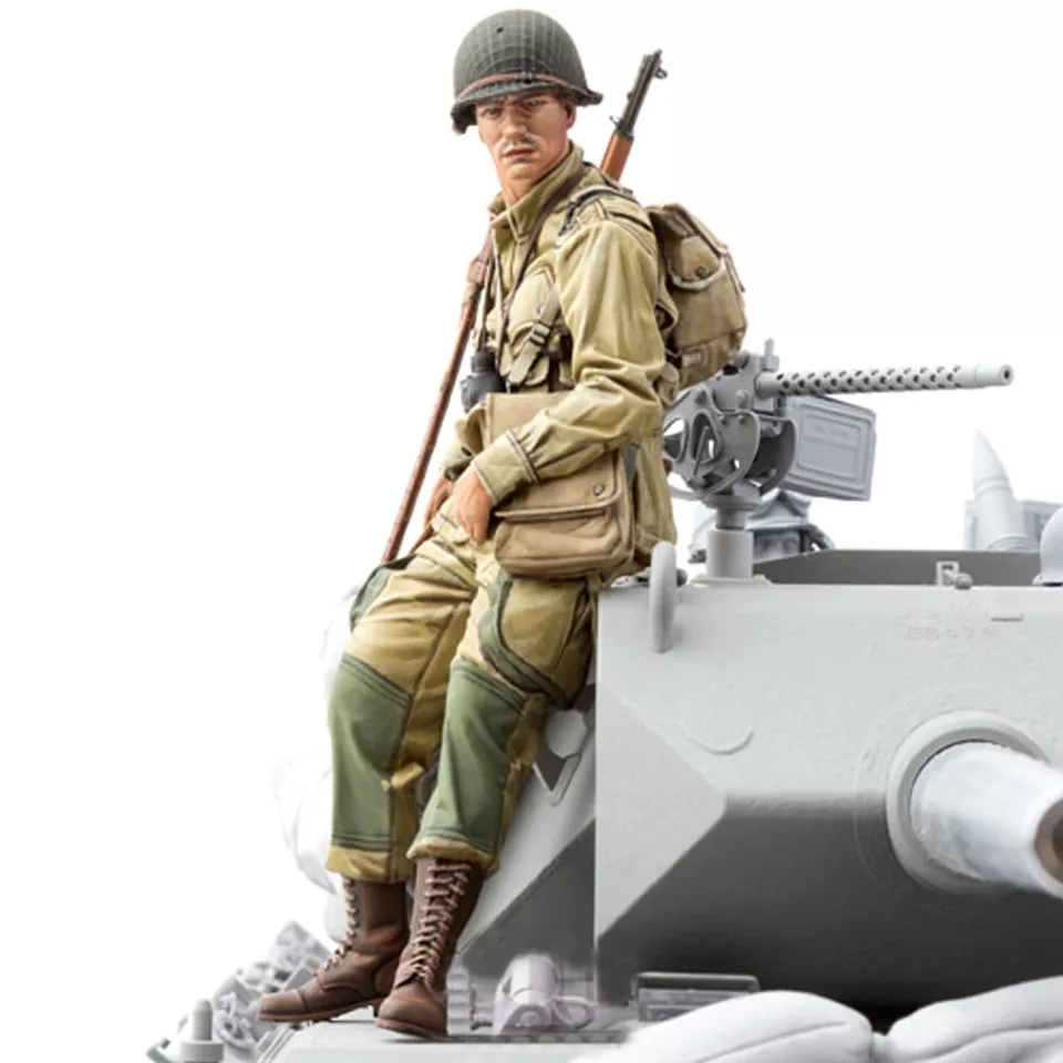 1/16 WW2 U.S. Army Resin Model Soldier Kit - WWII Figure Unassembled ...