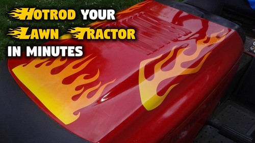 Flame decals for Craftsman Murray Lawn Mower tractor - Hot Summer Fire ...
