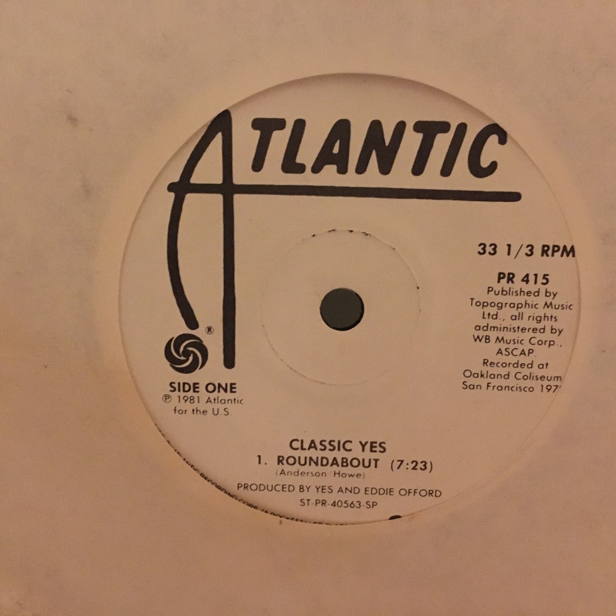 Yes Roundabout Society Of Rock