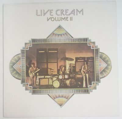 Cream Live Cream Volume II LP Espagne réédition 1980 Eric Clapton | eBay
