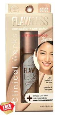 Clinical Works FLAWLESS Concealer + Corrector Ultra Hydrating | eBay