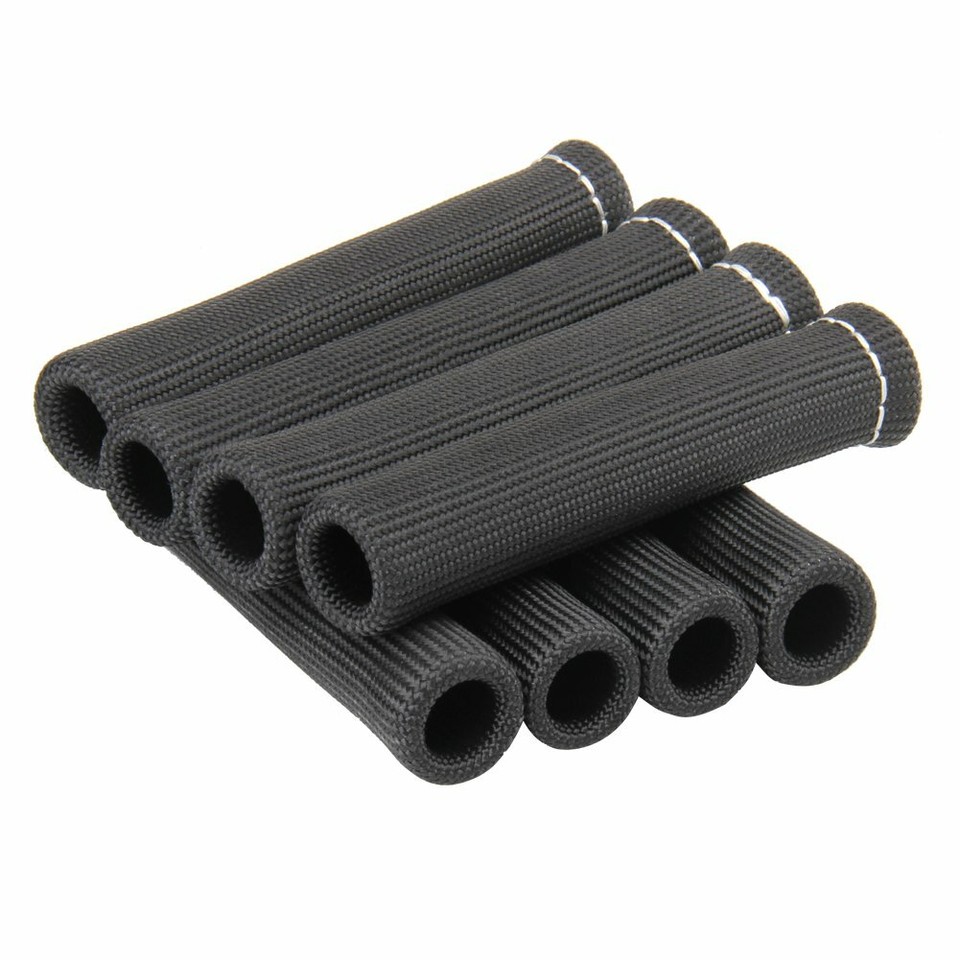 8PCS Spark Plug Heat Protector Insulating Fire Sleeve Spark Plug Wire ...
