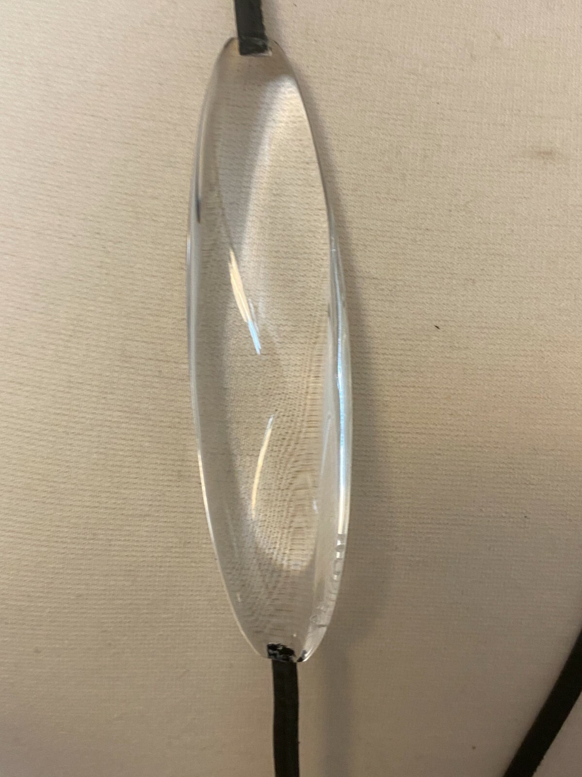 Gerda Lynggaard Monies Modernistic Leather, Lucite & Ebony Wood ...