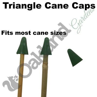 Triangle Garden Cane Caps Rubber Protectors Toppers Eye Protection ...