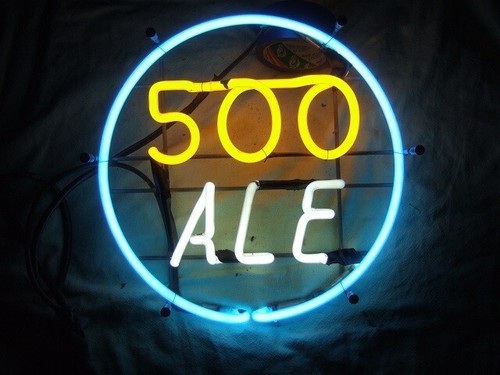 Cooks 500 Ale Neon Window Sign | eBay