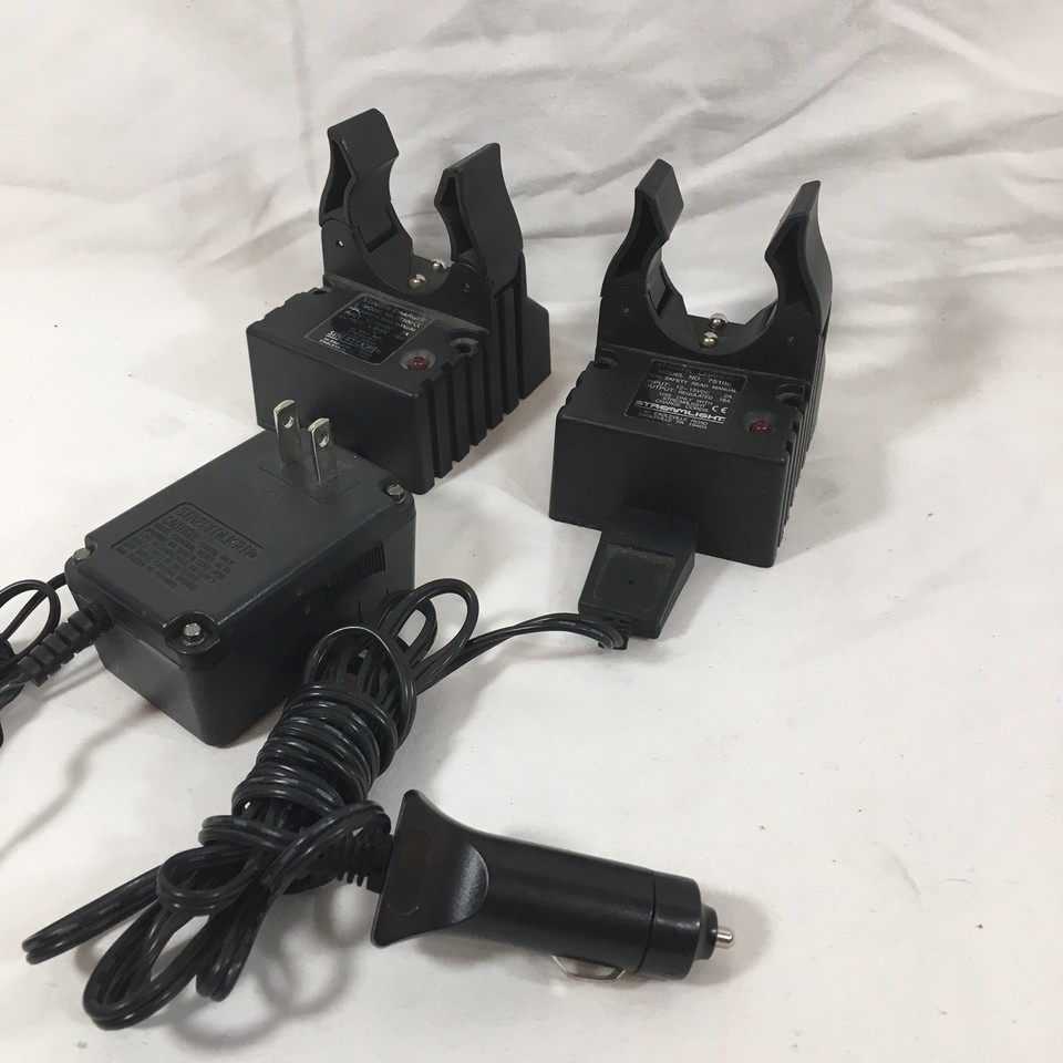 Streamlight Stinger HP Rechargeable Flashlight Plus 2 Chargers Home Car ...