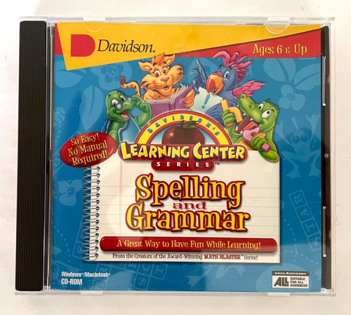 Davidson Learning Center Series: Spelling and Grammar CD-ROM Windows ...