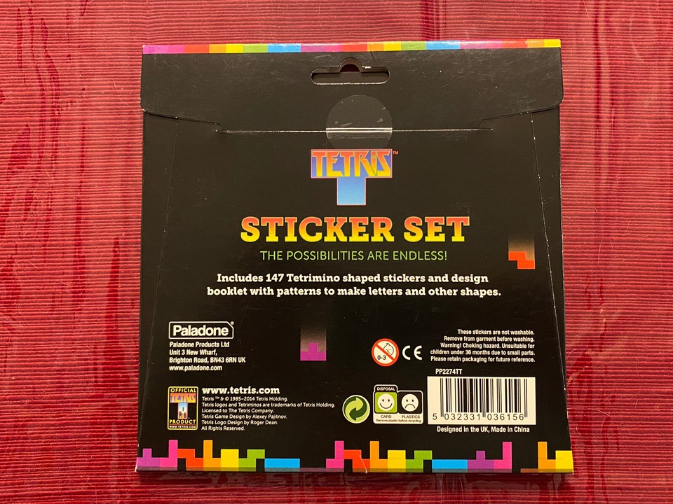 Tetris Sticker Set 2014 Tertrimono Loot Crate Exclusive New and never ...