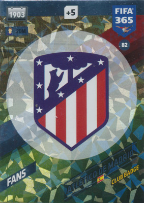 Fifa 365 Cards 2018 - 082 - Atlético de Madrid Badge - Atlético de ...