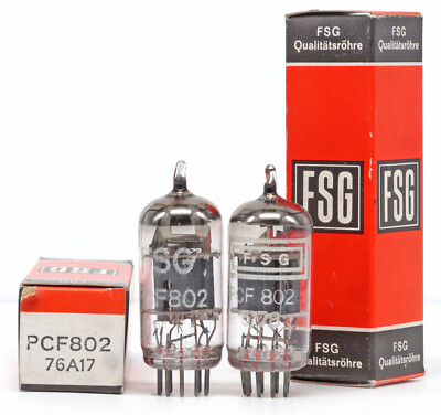 PCF802/9JW8 RSD NOS Tube Valve Röhre Lampe TSF Valvula Valvola 진공관 真空管 ...