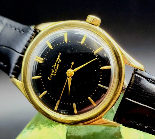 Vintage GIRARD PERREGAUX "Gyromatic" 18K Solid Gold Automatic 1960's ...