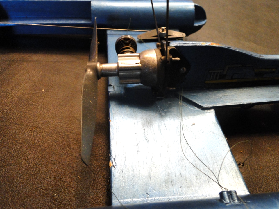 Vintage Homemade ? Motorized Plane Made out of Balsa Wood Untested | eBay