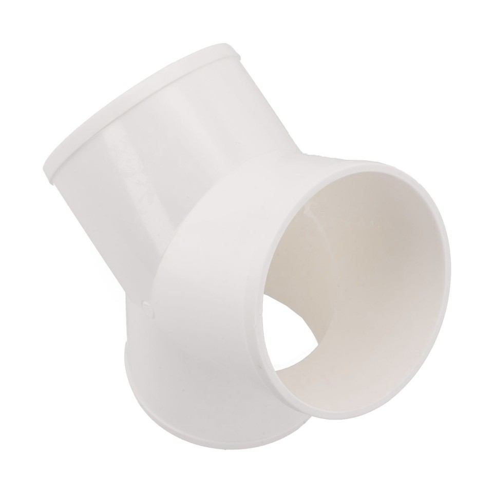 PVC Y Shape Ducting Splitter Connector for Extractor Fans Range Hood ...