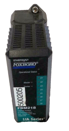 invensys foxboro FBM218 , Redundant Ready HART Output, 8 Channels, P/N ...