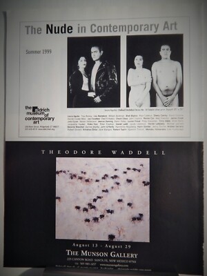 THEODORE WADDELL ART PIECE VTG ORIG 1999 ADVERTISEMENT | eBay