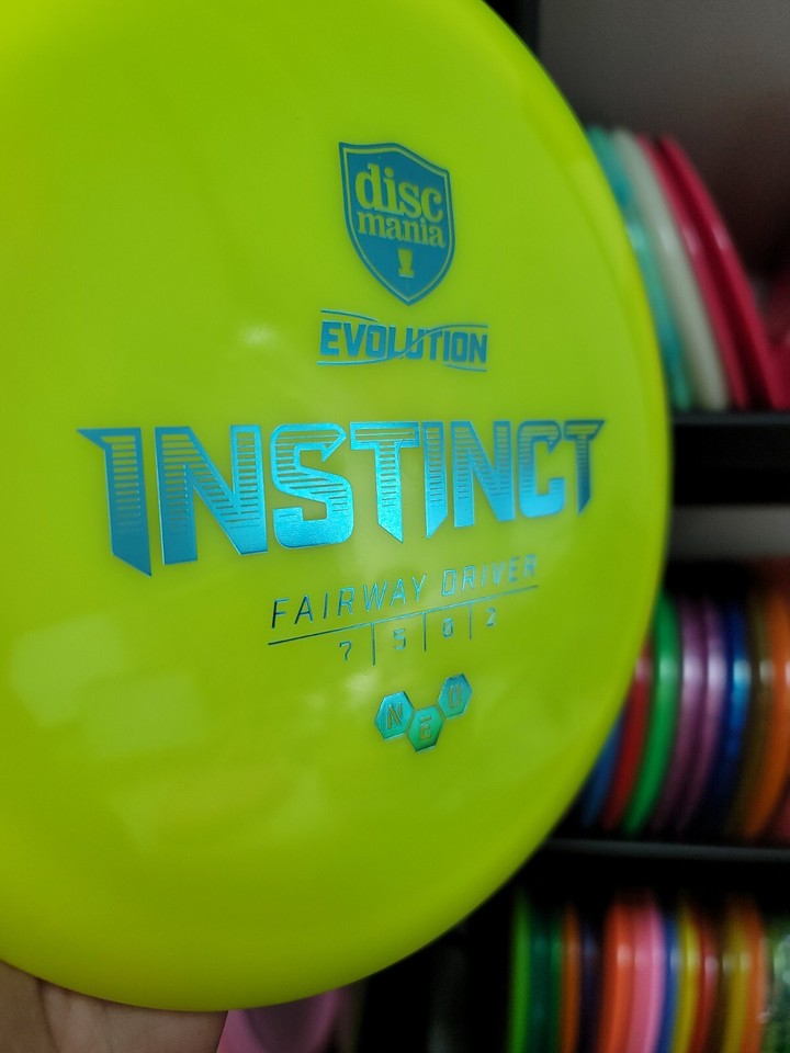 Discmania Neo Instinct Disc Golf Driver Yellow 173g | eBay
