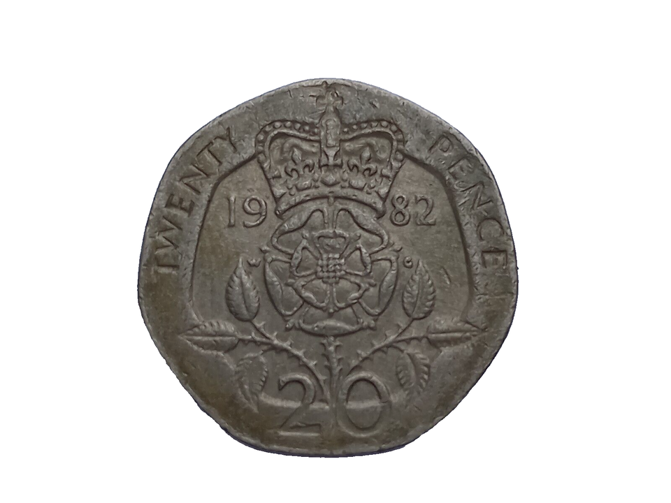 RARE COLLECTIBLE 20 PENCE 1982 QUEEN ELIZABETH II UK. | eBay