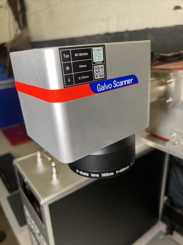 UV Fiber Laser Machine 3W JPT Air Cooled USA Stock LasersOnly.com 200mm ...