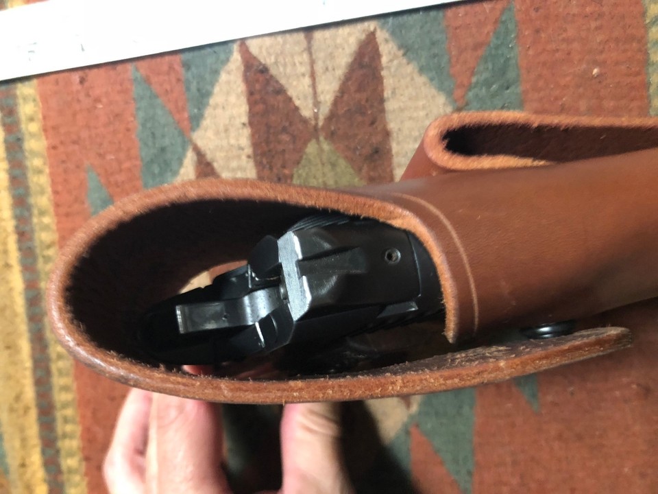 FITS Colt Taurus Remington Citadel Model 1911 Tanned Leather Flap Field ...