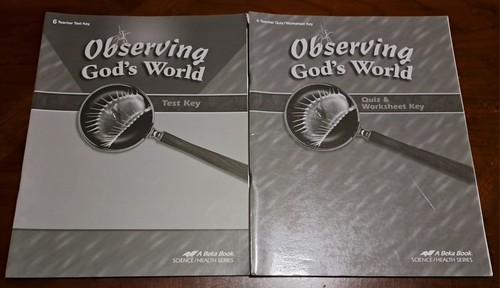 Lot of Abeka 6th grade curriculum Teacher Student History Health ...