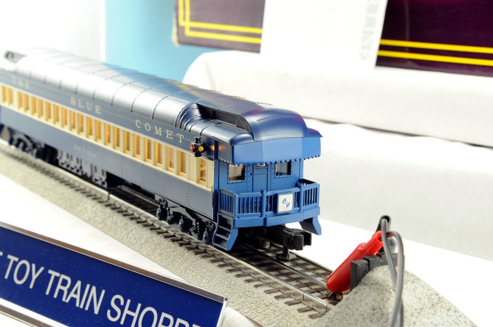 MTH PREMIER 20-4021 JERSEY CENTRAL BLUE COMET 5-CAR MADISON PASSENGER ...