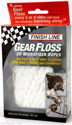 Finish Line Gear Floss 20 x 20-inch Microfiber Bicycle Drivetrain ...