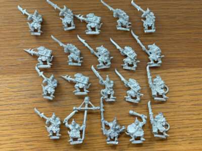 20 x metal Warhammer Skaven Stormvermin With Halberd | Regiment ...