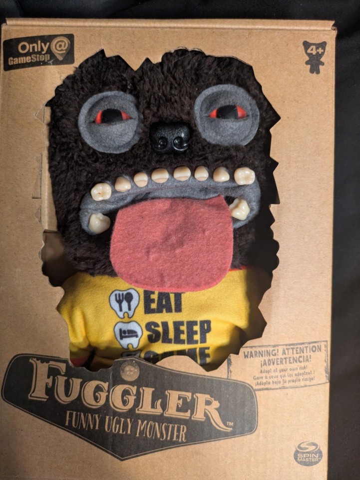 *RARE* Fuggler GameStop Eat Sleep Game Red Eyes, Sir Belch / Retired ...