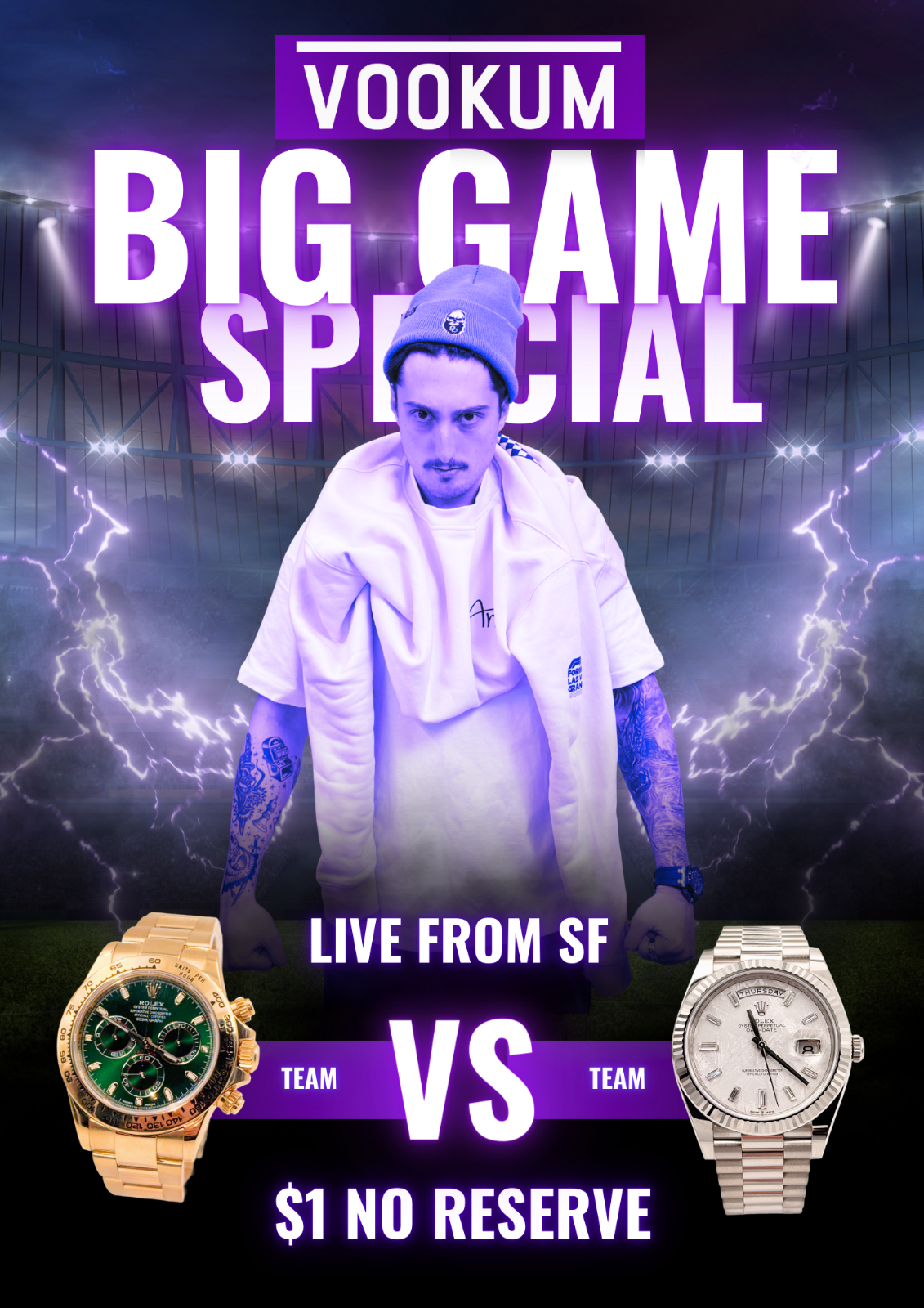 VOOKUM Green watch Roll PENNY DROP AUCTION! YOU CANNOT WIN MULTIPLE ...