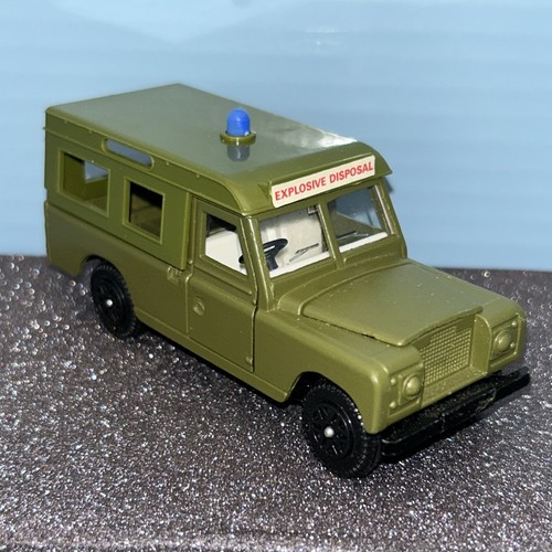 Vintage Dinky 604 Land Rover Bomb Disposal Unit Removable Canopy R230 ...