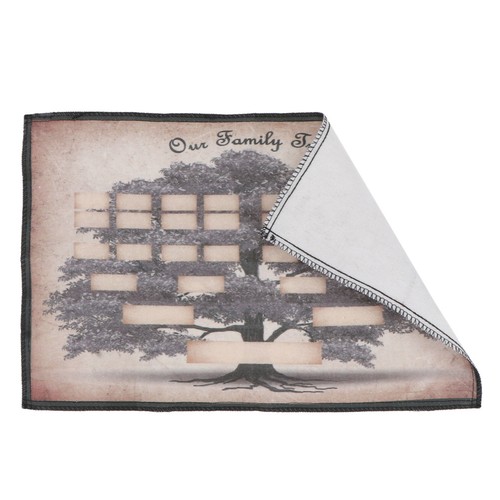 Genealogical Tree Picture Family Decor Blank Chart with Pictures | eBay ...