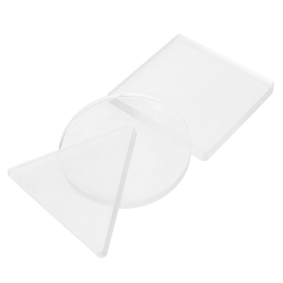 3pcs Clear Gel Plate For Printmaking - Transparent Monoprinting Plate ...