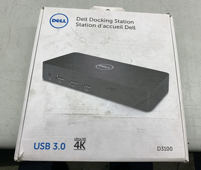Dell D3100 Universal Docking Station DisplayLink 4K USB 3.0 UHD- Black ...