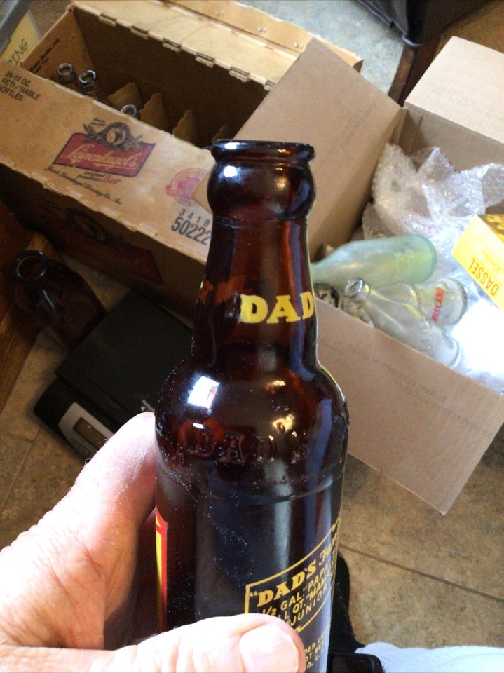 ACL 3 COLOR SODA BOTTLE DADS ROOT BEER ST PAUL MN MINN MINNESOTA 7 OZ ...
