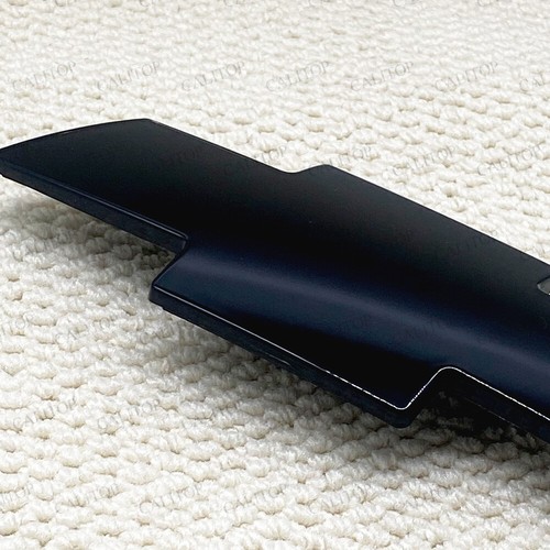 1X For Chevy Silverado 99-02 Front Hood Grille Badge Emblem Gloss Black ...