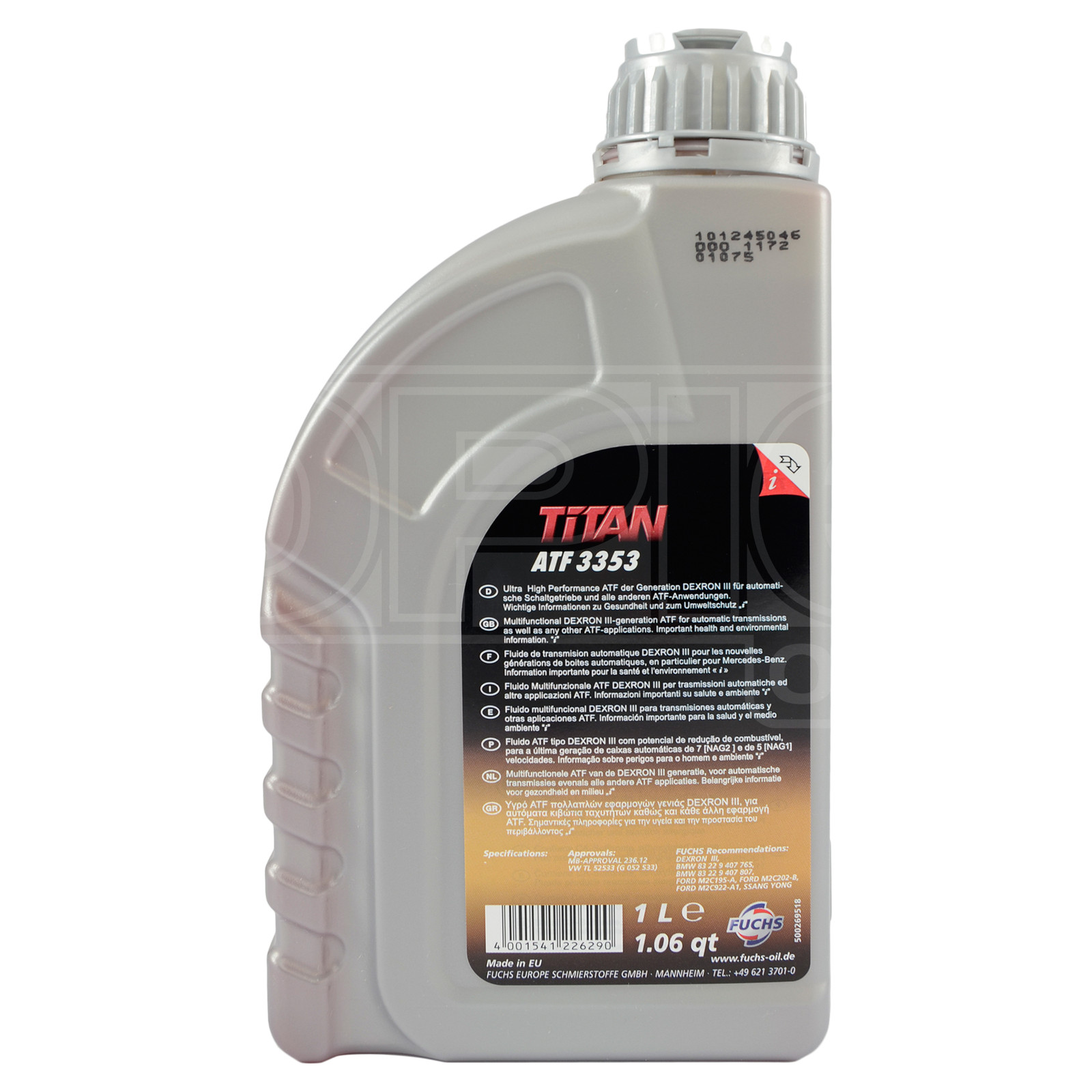 Fuchs TITAN ATF 3353 Automatic Transmission Fluid Multifunctional 1 ...